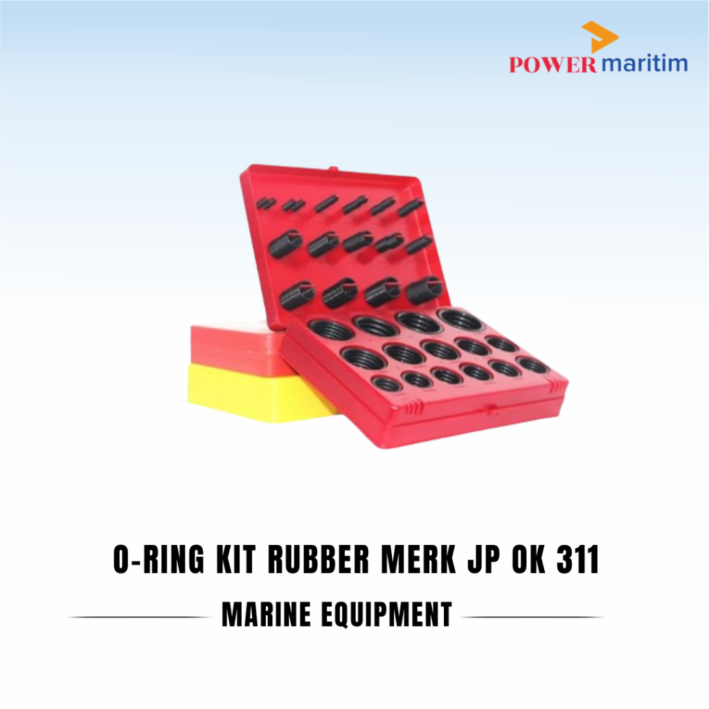 Jual O-ring Kit Karet Rubber Set Merk Jp Type Ok 311 dan NBR70 Warna ...