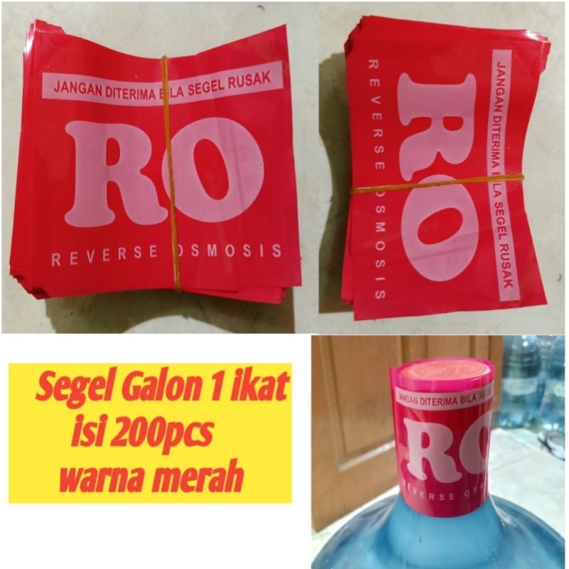 Jual Segel Galon Warna Merah isi 1 ikat(200pcs) | Shopee Indonesia