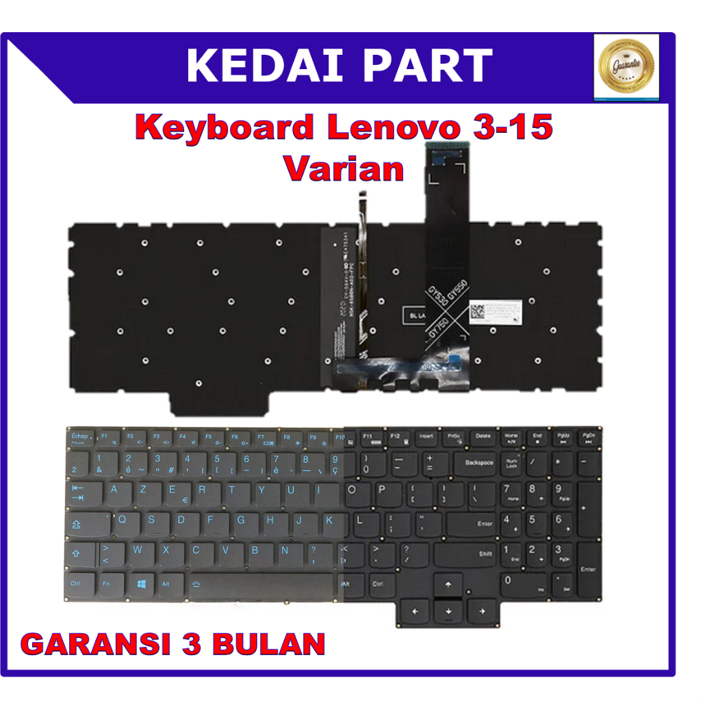 Jual Keyboard Lenovo Legion 3 3-15 3-15ACH6 3-15ach6 3-15ARH05 3 ...