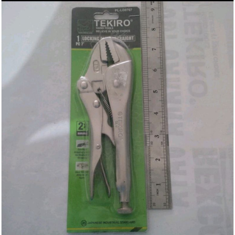 Jual TEKIRO TANG BUAYA 7INCH/vice grip tang steel/tang jepit | Shopee ...
