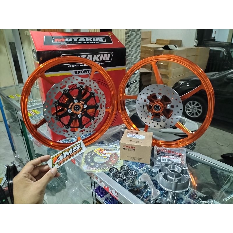 Jual VELG MUTAKIN 525 PNP CRF FULSETT LENGKAP TINGGAL PASANG | Shopee ...