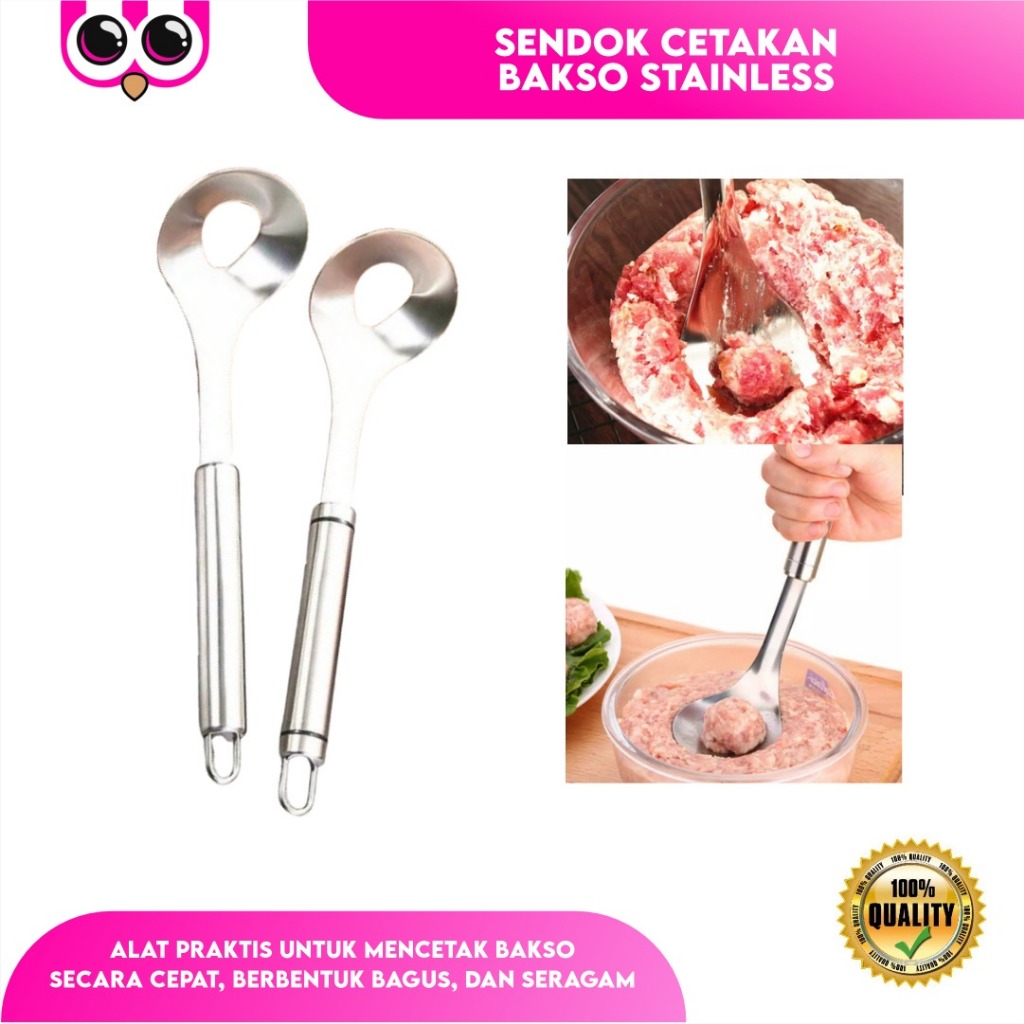 Jual SENDOK CETAKAN BAKSO STAINLESS STELL ALAT CETAKAN MEATBALL ...