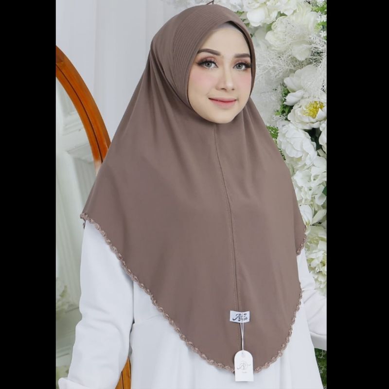 Jual AJ - Hijab Instan Pad Sulam Size L/Hijab Daily Jersey Airis Premium By Aulia Hijab | Shopee ...