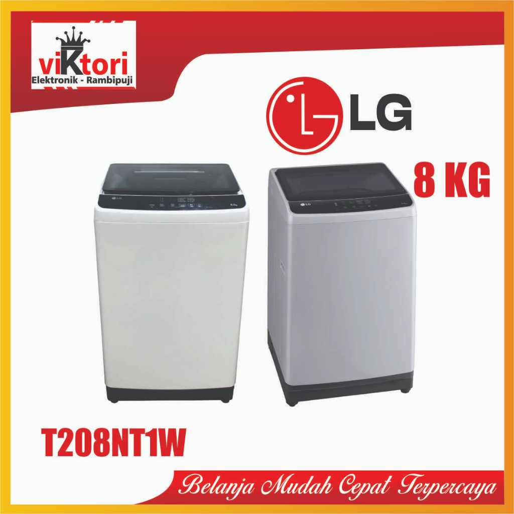 Jual Mesin cuci LG T2108NT1W / Top Loading Washing Machine / Mesin Cuci ...