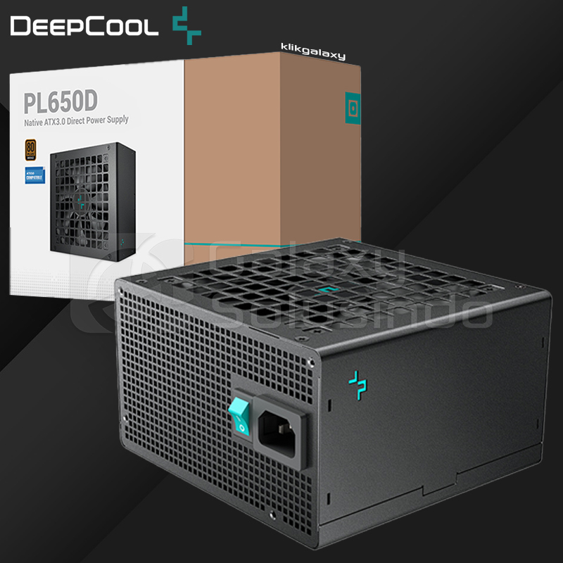 Jual DeepCool PL650D 650Watt 80 Plus Bronze ATX3.0 All Flat Cable Power ...