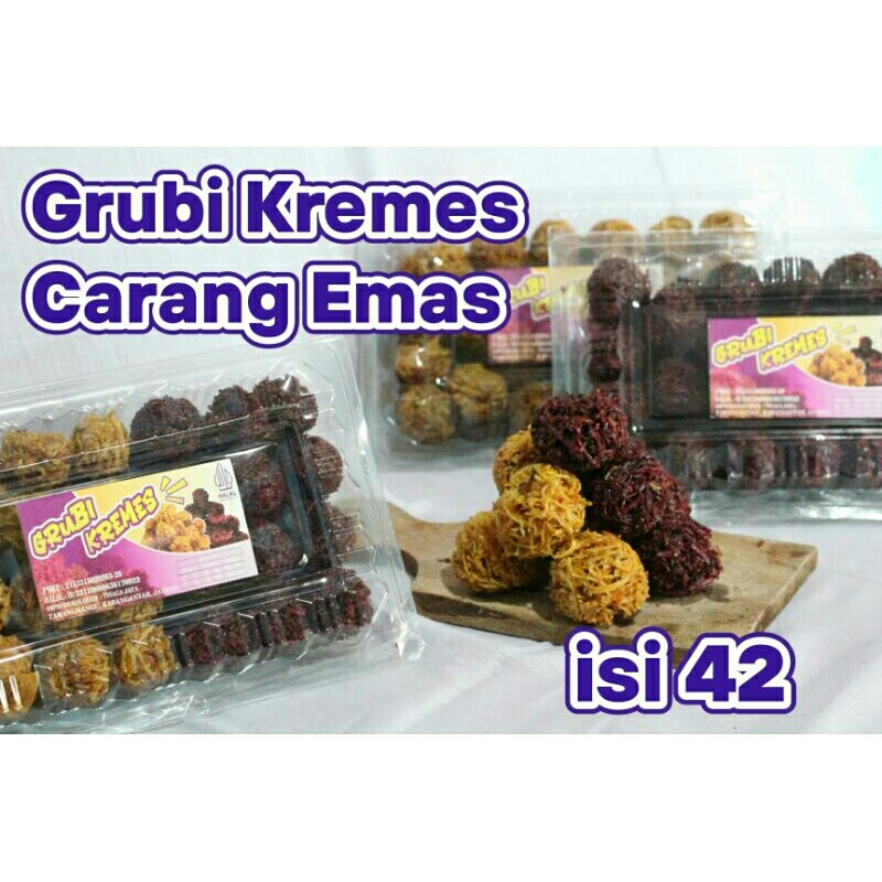 Jual Grubi, Walangan Kremes, Carang Mas, Bola-bola Ubi (isi 42 ...