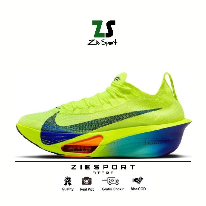 Jual Sepatu Running Alphafly Next % 3 " Volt " | Shopee Indonesia