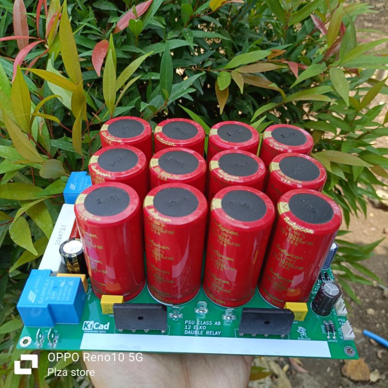 Jual KIT PSU CLASS AB 12 ELCO DOUBLE LAYER + SOFTSTART + PSU SIMETRIS ...