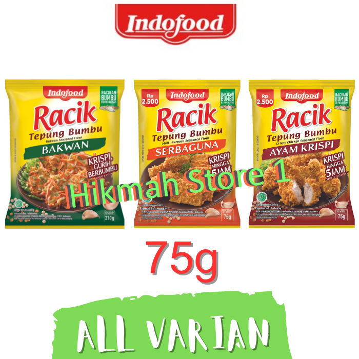 Jual Racik Tepung Bumbu Serbaguna Ayam Krispi 75 gr | Shopee Indonesia