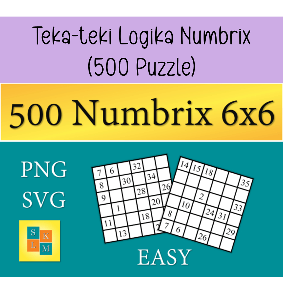 Jual Teka-teki Logika Numbrix (500 Puzzle) | Shopee Indonesia