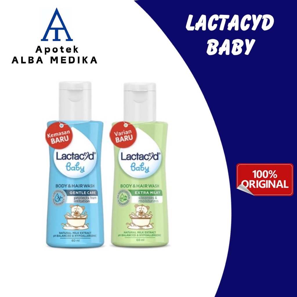 Jual Lactacyd Baby | Sabun Lactacyd Bayi / Baby Body & Hair Wash Gentle ...