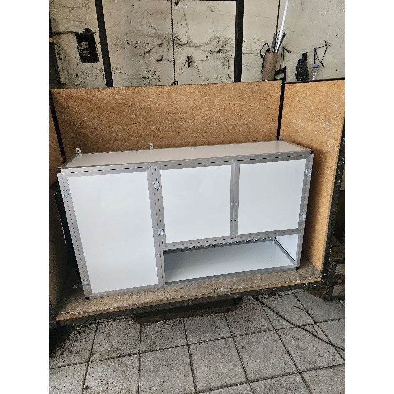 Jual rak gantung kitchen set atas aluminium acp bumbu | Shopee Indonesia