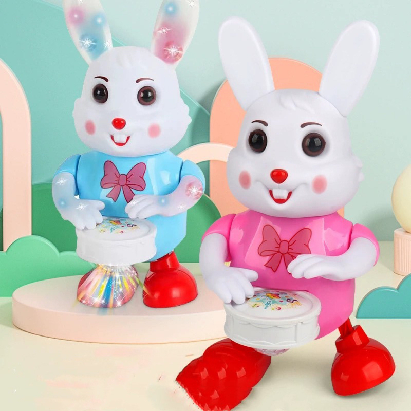 Jual Mainan bayi kelinci 0-1 setengah tahun dengan suara dan gerakan ...