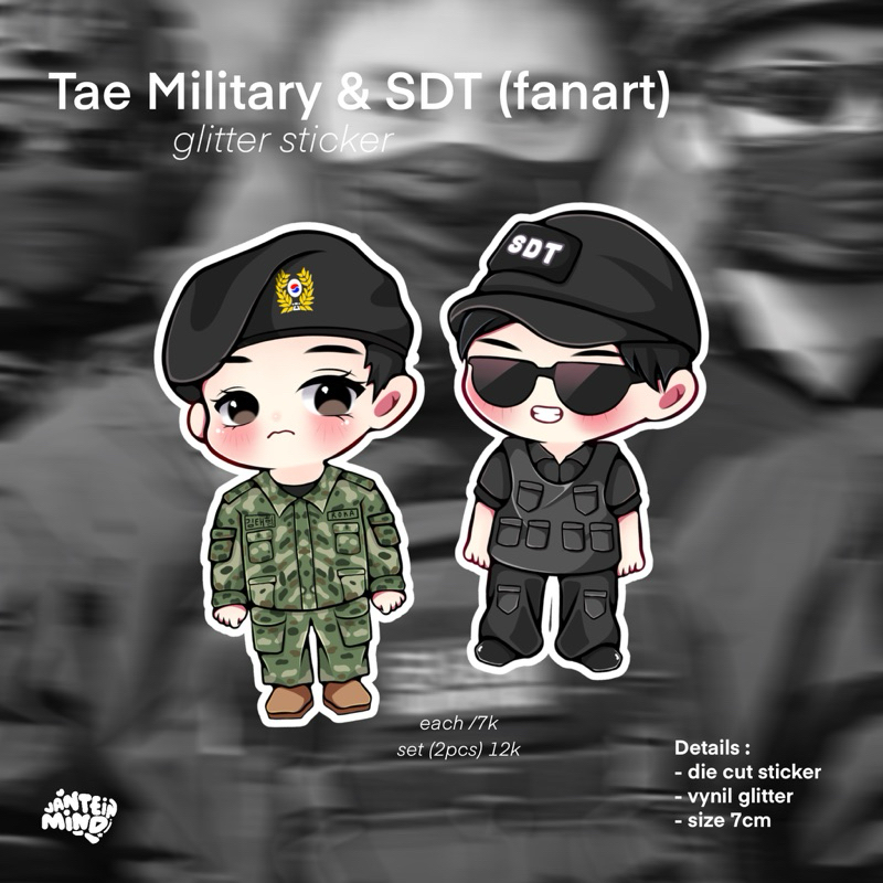 Jual Sticker SDT & military (PO) | Shopee Indonesia