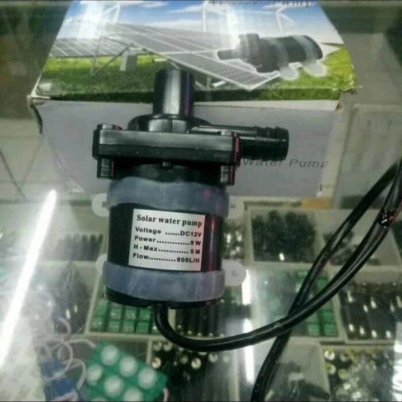 Jual Pompa Air Mini DC12 V 8w Submersible Solar DC 12 Volt 8 Watt ...