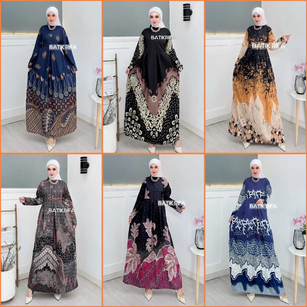 Jual MS GAMIS BATIK SRIWEDARI MAXI BUMIL/BUSUI KATUN ALL SIZE & JUMBO ...