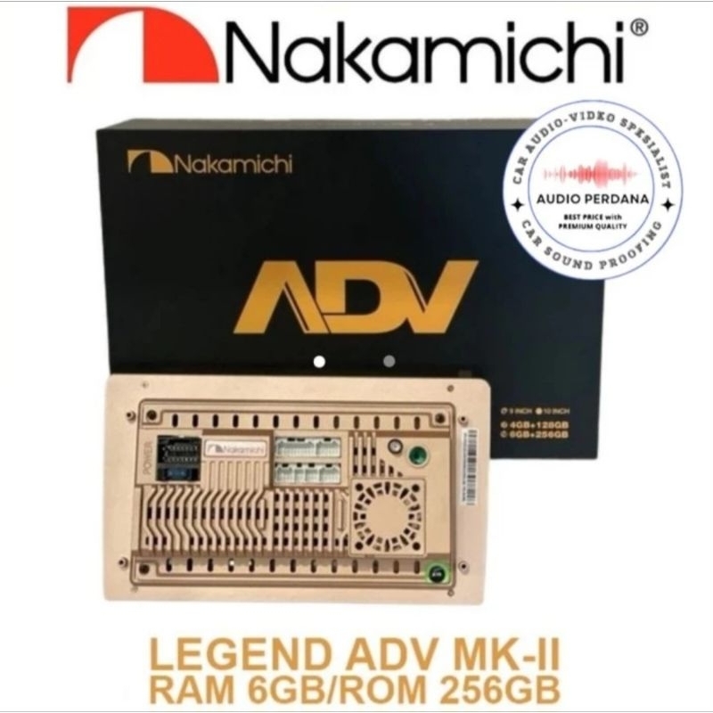 Jual Head Unit Android Nakamichi Legend ADV Advance Mk2 MK-II MKII Ram 6GB Rom 256GB 9/10" Inch ...