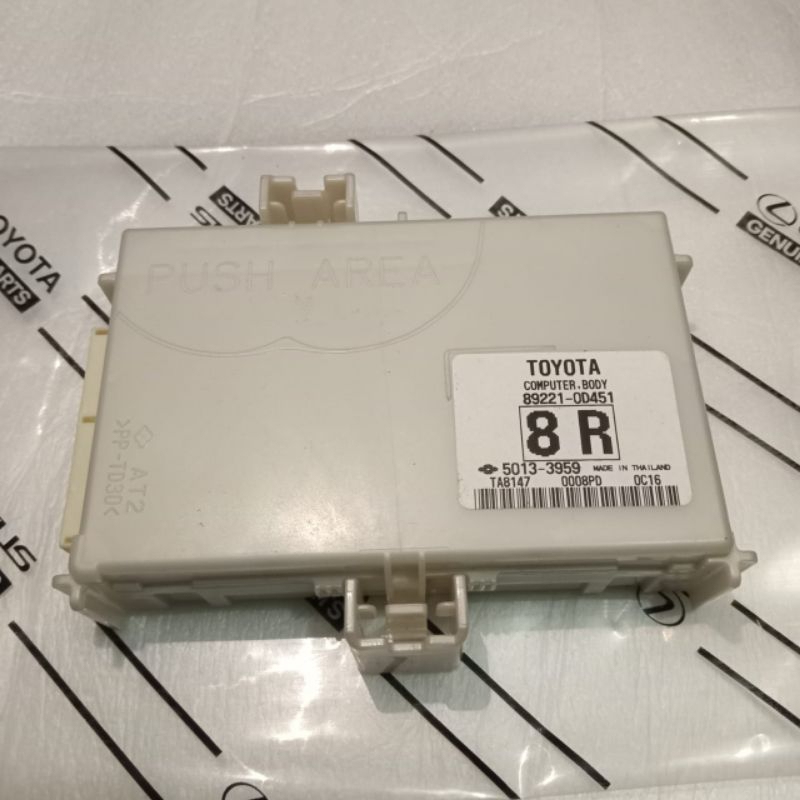 Jual modul BCM Toyota Yaris & Vios 89221-OD451 | Shopee Indonesia