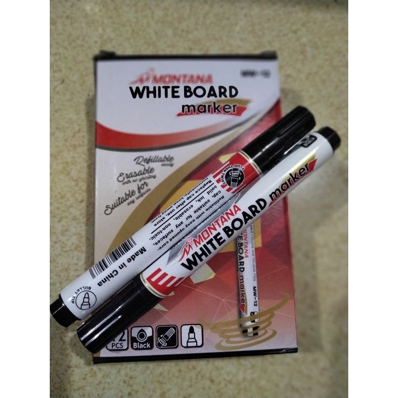 Jual Spidol Montana \ spidol whitboard \ spidol marker \ spidol hitam ...