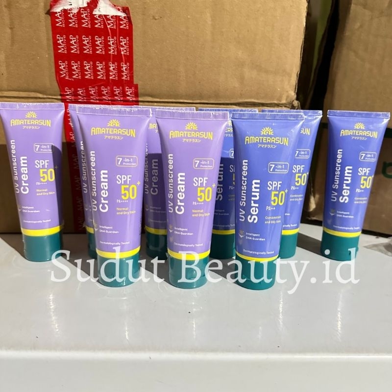 Jual (CERTIFIED IN VIVO) AMATERASUN UV Sunscreen Cream/SERUM SPF 50+ PA++++ | Shopee Indonesia