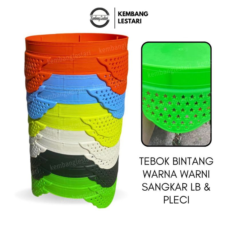 Jual TEBOK BINTANG WARNA SANGKAR KAPSUL LOVEBIRD & HOLOPET PLASTIK ...