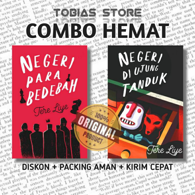 Jual PAKET 2 BUKU NEGERI PARA BEDEBAH & DI UJUNG TANDUK - NOVEL ...