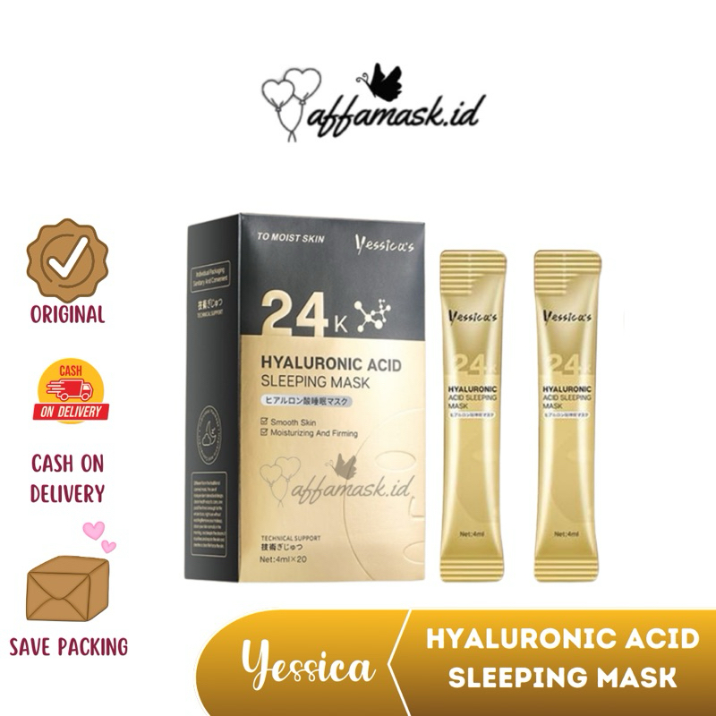 Jual [FREE GANCI] YESSICA’S 24K HYALURONIC ACID SLEEPING MASK YESSICA ...