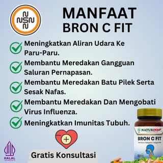 Jual Obat Herbal Naturindo Bron C Fit Mengatasi Batuk Pilek Bronchitis ...