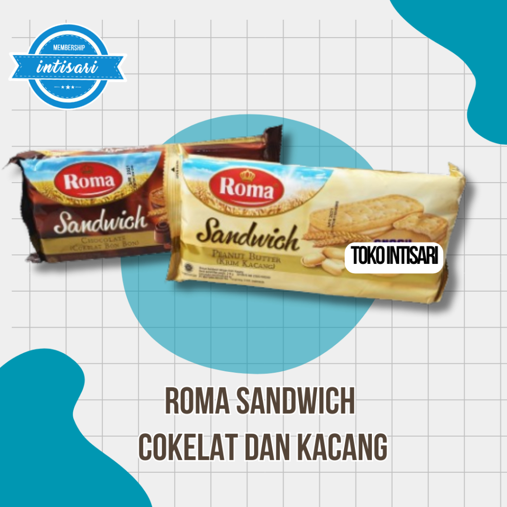 Jual Roma Biskuit Sandwich Cokelat & Kacang 157gr (PCS) | Shopee Indonesia