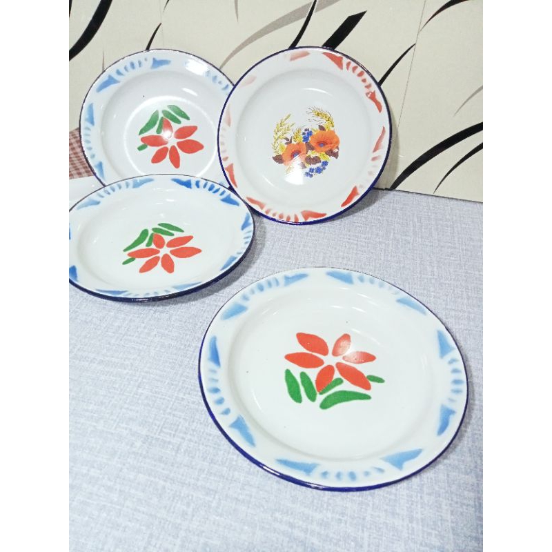 Jual Piring enamel 20 cm / piring seng 20 cm | Shopee Indonesia