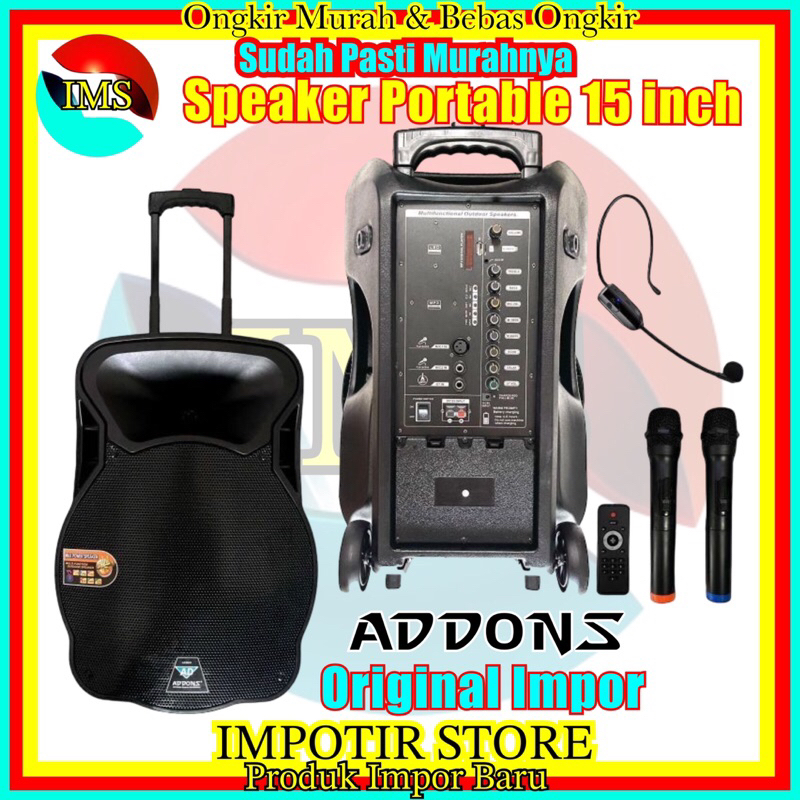 Jual Speaker Sound audio Aktif 3 wireless 15 inch Addons original hyper 15 Pro Impor | Shopee ...
