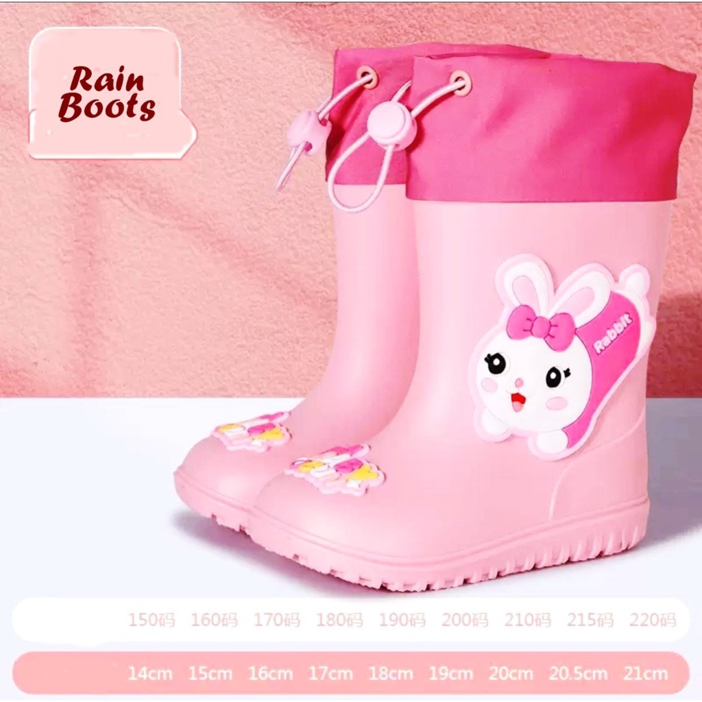 Jual Rain BOOTS Sepatu boot anti air unik UNICORN DINOSAUR HAPPY CUTE ...