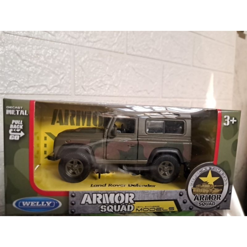 Jual Diecast land Rover defender nex nexx welly army armor squad mini ...