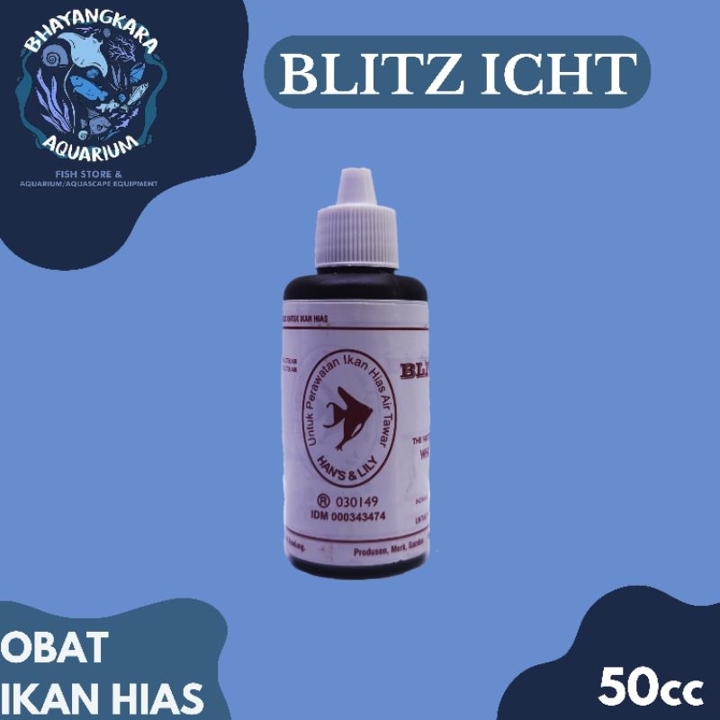 Jual OBAT IKAN HIAS BLITZ ICHT 100cc/50cc | Shopee Indonesia