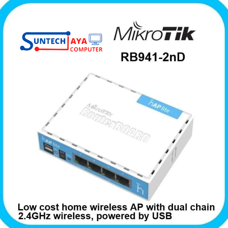 Jual Mikrotik Router Hap Lite Rb941 2nd Hap Lite Tc Rb941 2nd Tc