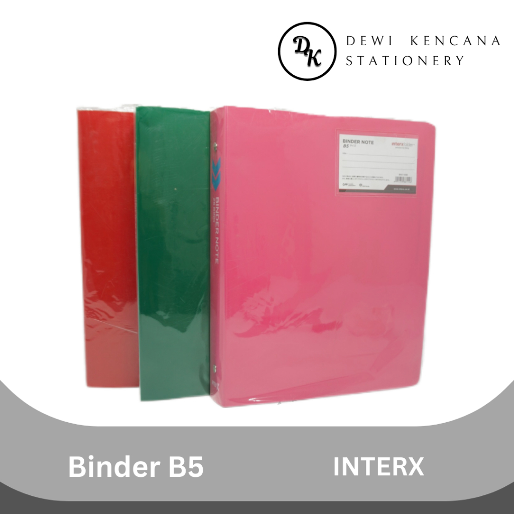 Jual Binder Warna B5 InterX Binder Note B5 | Shopee Indonesia