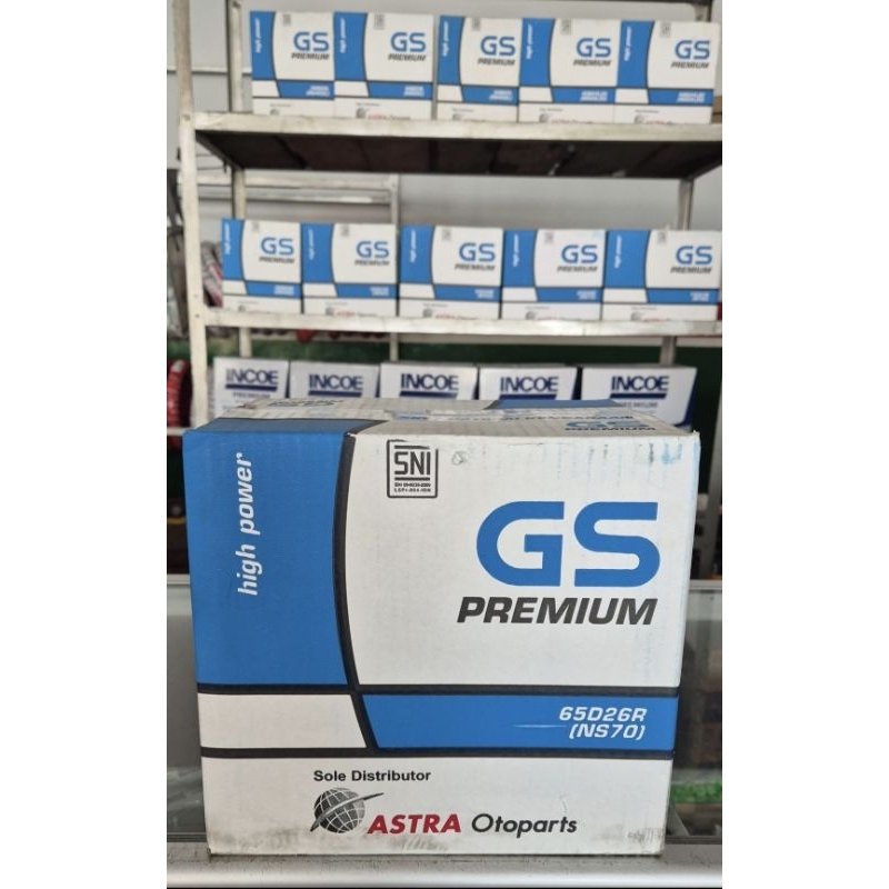 Jual Accu aki mobil GS Premium NS70 (Astra Otopart) truck double - kosongan tanpa zuur | Shopee ...