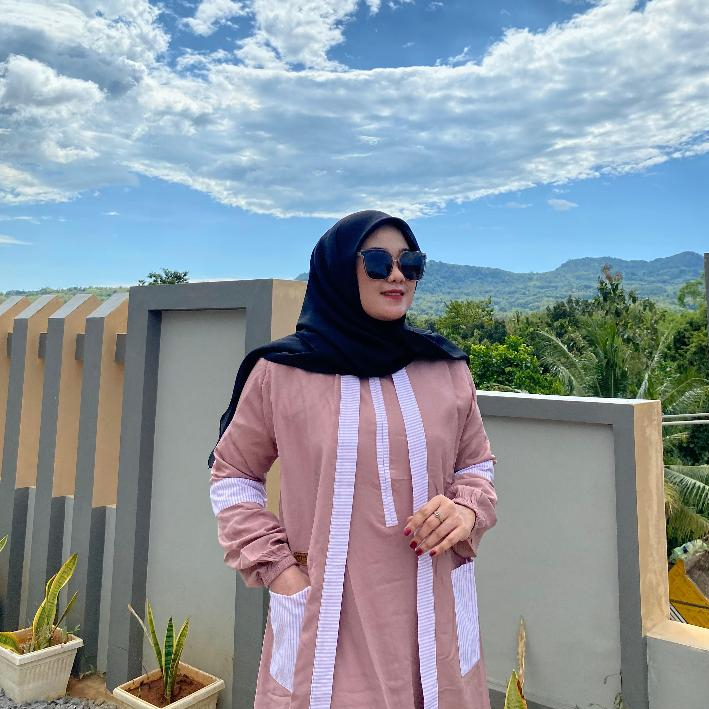 Jual Gamis Amanda Medina Salur Rayon Premium [free goodie bag dan pouch ...