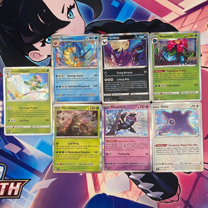 Jual KARTU POKEMON HOLO (ORI) Ditto, Gyarados, Wo-Chien | Shopee Indonesia