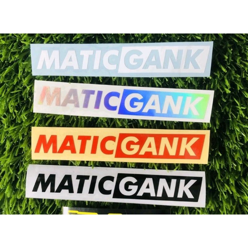 Jual Sticker MATIC GANK Viral Stiker Cutting | Shopee Indonesia