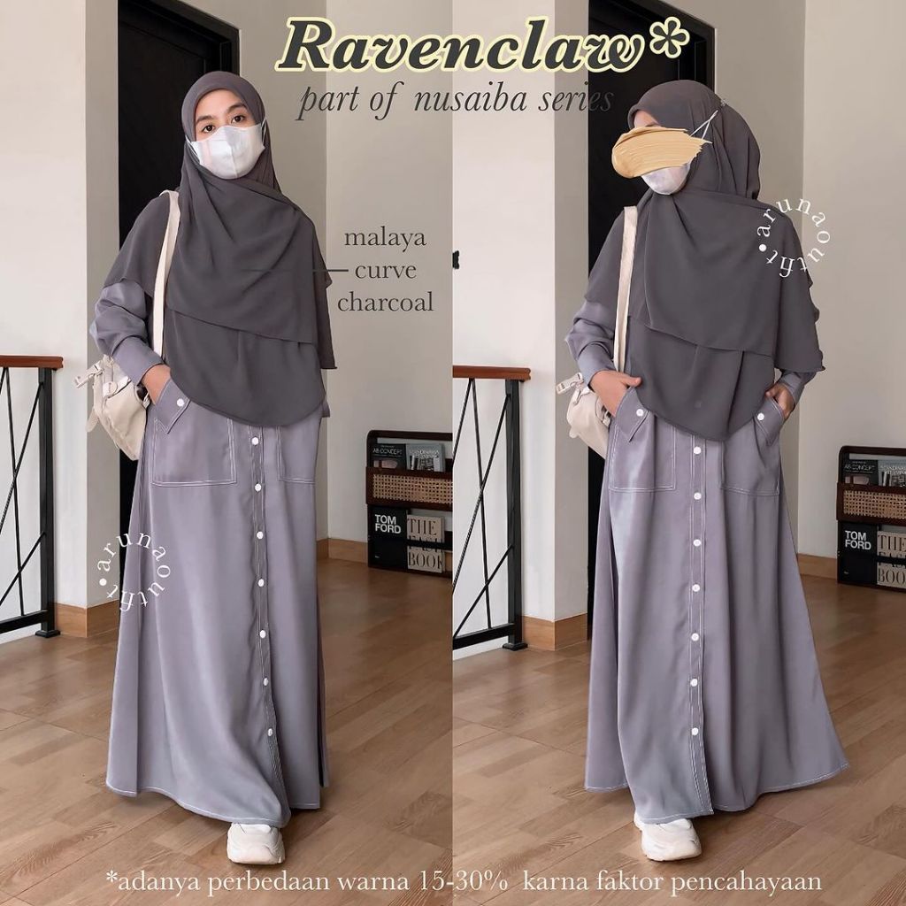 Jual NUSAIBA ABAYA BY ARUNAOUTFIT | Shopee Indonesia