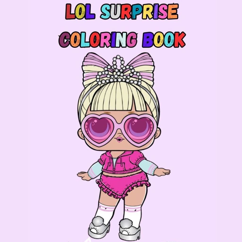 Jual LOL SUPRISE COLORING BOOK CUTE BUKU GAMBAR SKETSA MEWARNAI ...
