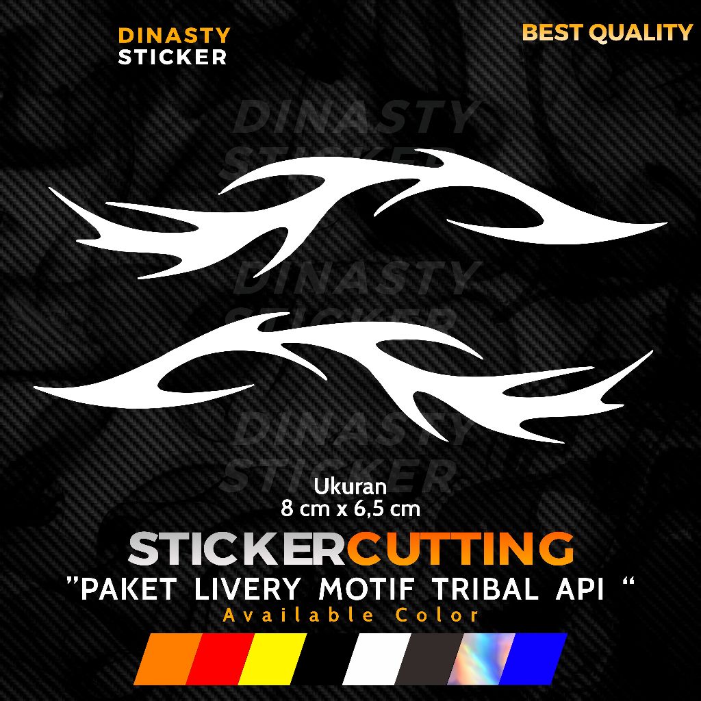 Jual STICKER STIKER CUTTING PAKET LIVERY MOTIF TRIBAL API SIMPLE ...