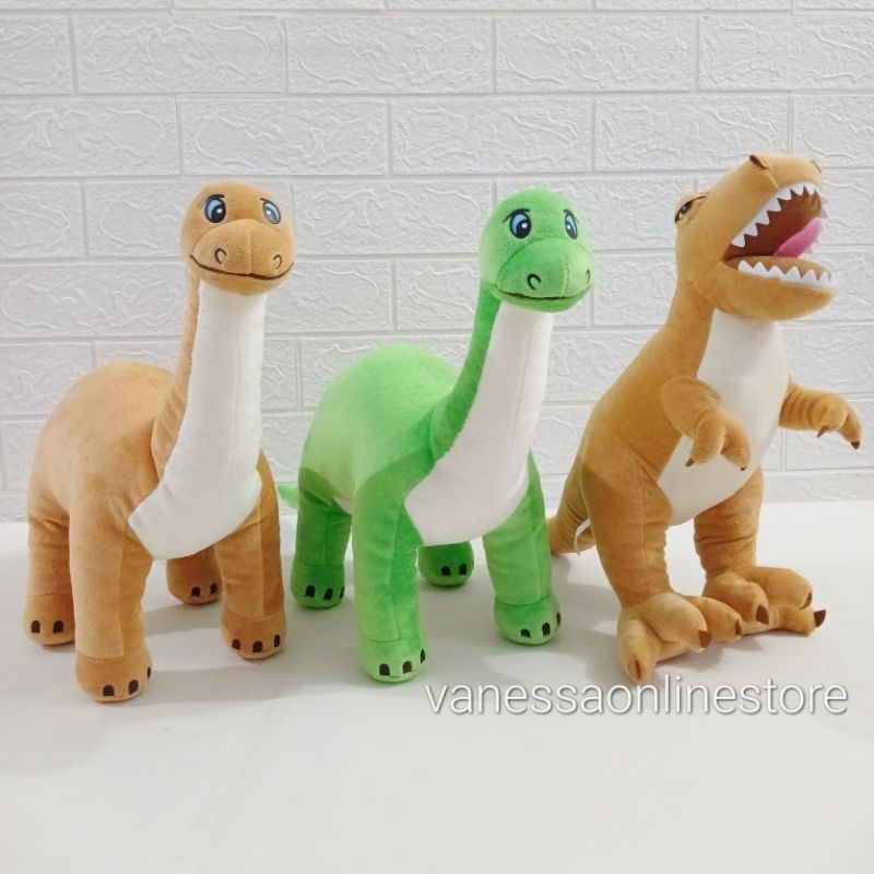 Jual Boneka Dinosaurus Jurassic Dino Trex Triceratops Brontosaurus ...