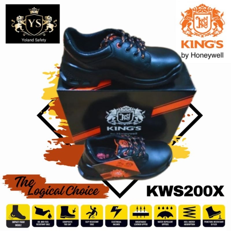 Jual Sepatu Safety kings New 2024 type KWS200X Original (bisa bayar ...
