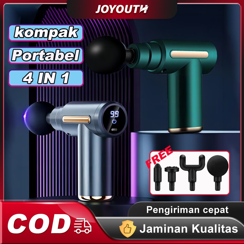 Jual JOY Alat Pijat Mini Fascial Gun alat terapi otot alat getar Otot ...