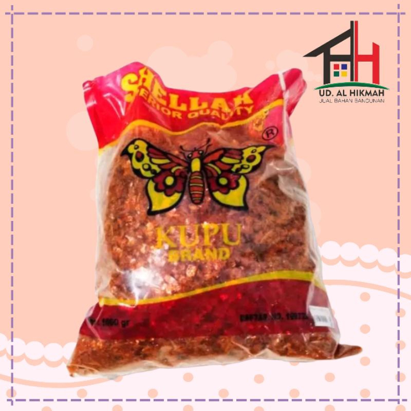 Jual Serlak Sirlak Shellac Shellak Sherlak KUPU Plitur Emping 1 KG ...