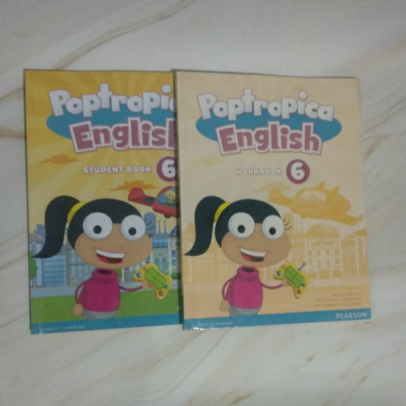 Jual Buku English Poptropica 6 Student Book & Workbook Pearson | Shopee ...