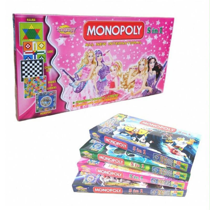 Jual MAINAN MONOPOLI INTERNATIONAL 5 in 1 GAMBAR KARAKTER | MAINAN ...