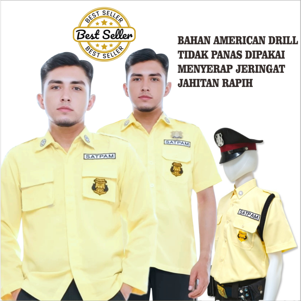 Jual Baju Seragam PDL/PDH Satpam / Security Seragam Satpam Seragam SecurityTersedia UK M-XXL ...